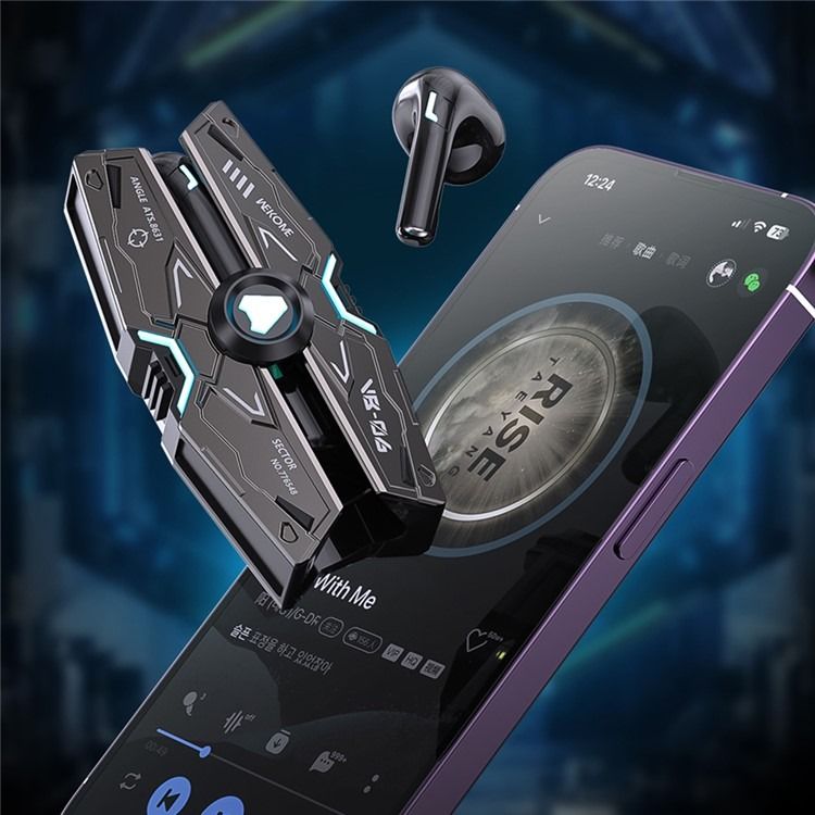 Wekome High-Appearance Mecha Bluetooth Headset TWS Wireless Smart Noise ...