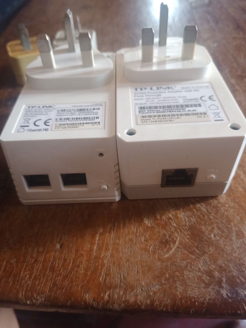Wifi power line adapter, Computers & Tech, Parts & Accessories ...