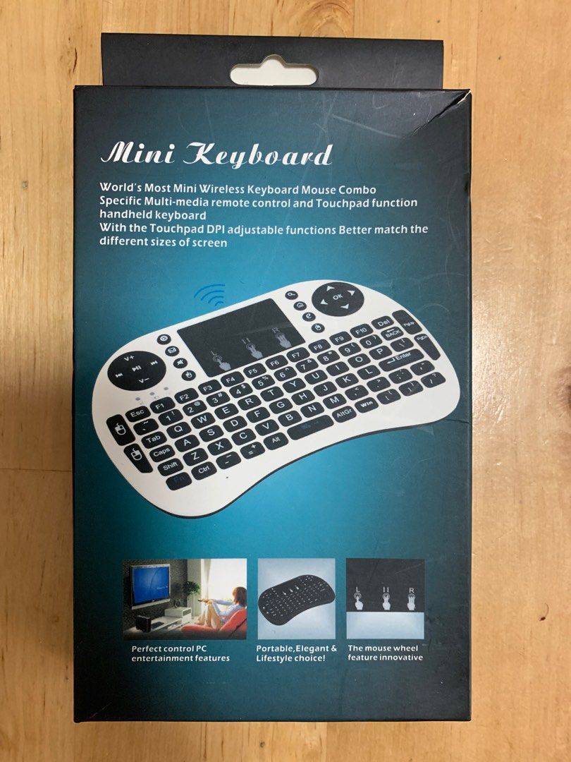 Wireless Mini USB Keyboard Black, Computers & Tech, Parts & Accessories, Computer Keyboard on ...