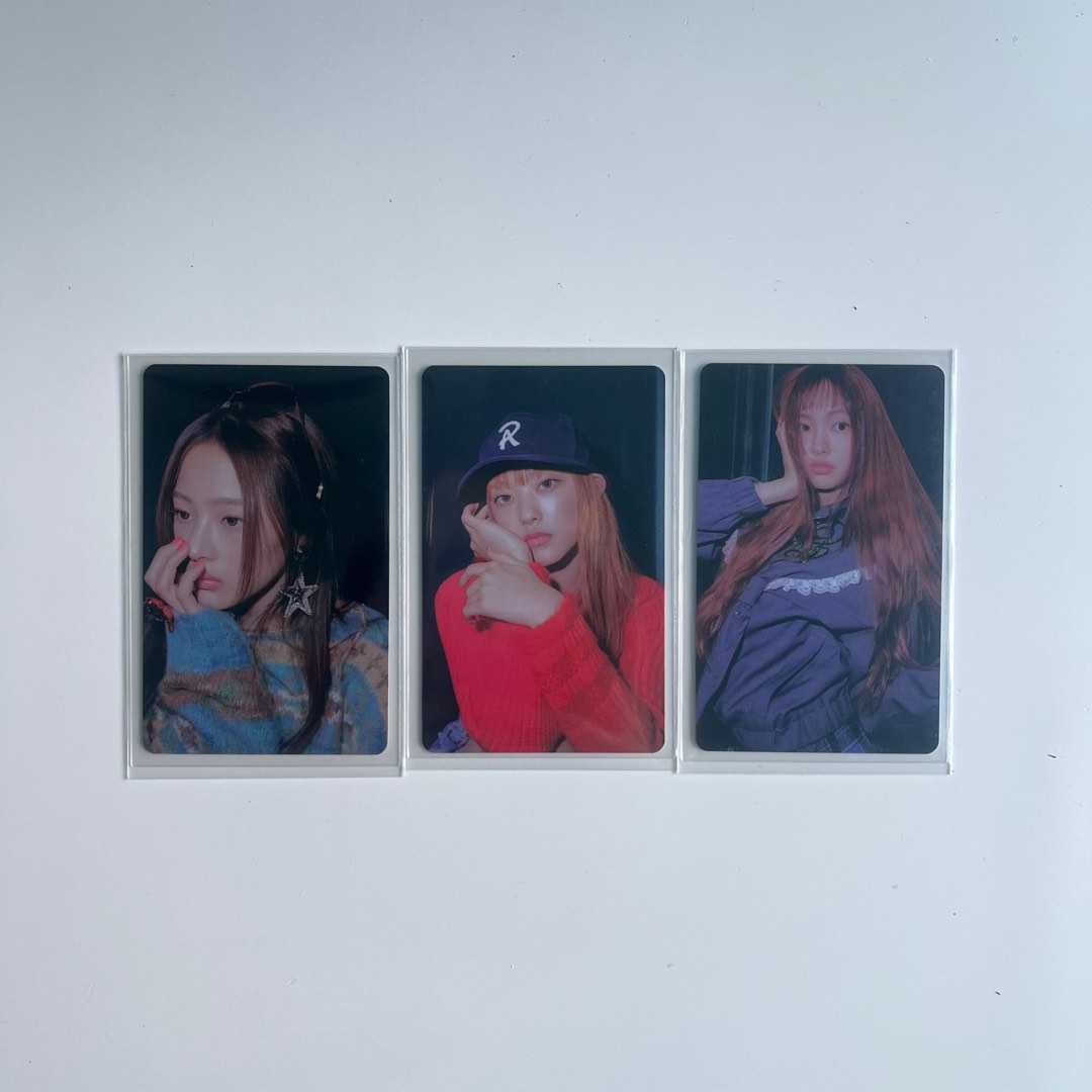 WTS CLEARANCE NEWJEANS MINJI HANNI DANIELLE HAERIN HYEIN OMG WEVERSE POB PHOTOCARDS PCS, Hobbies ...