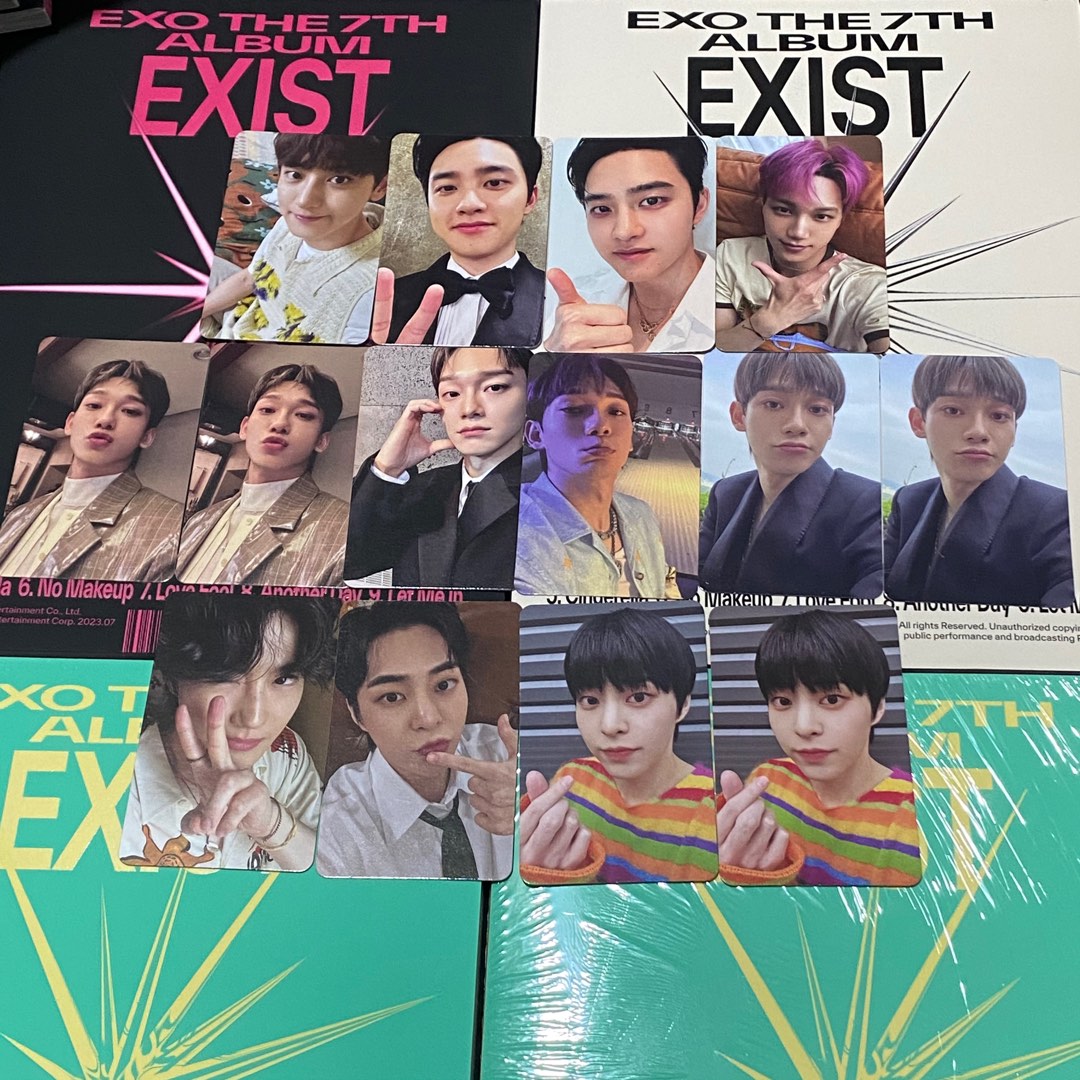WTS EXO EXIST ALBUM PHOTOCARDS / chanyeol d.o. kai chen suho xiumin, Hobbies & Toys, Memorabilia ...