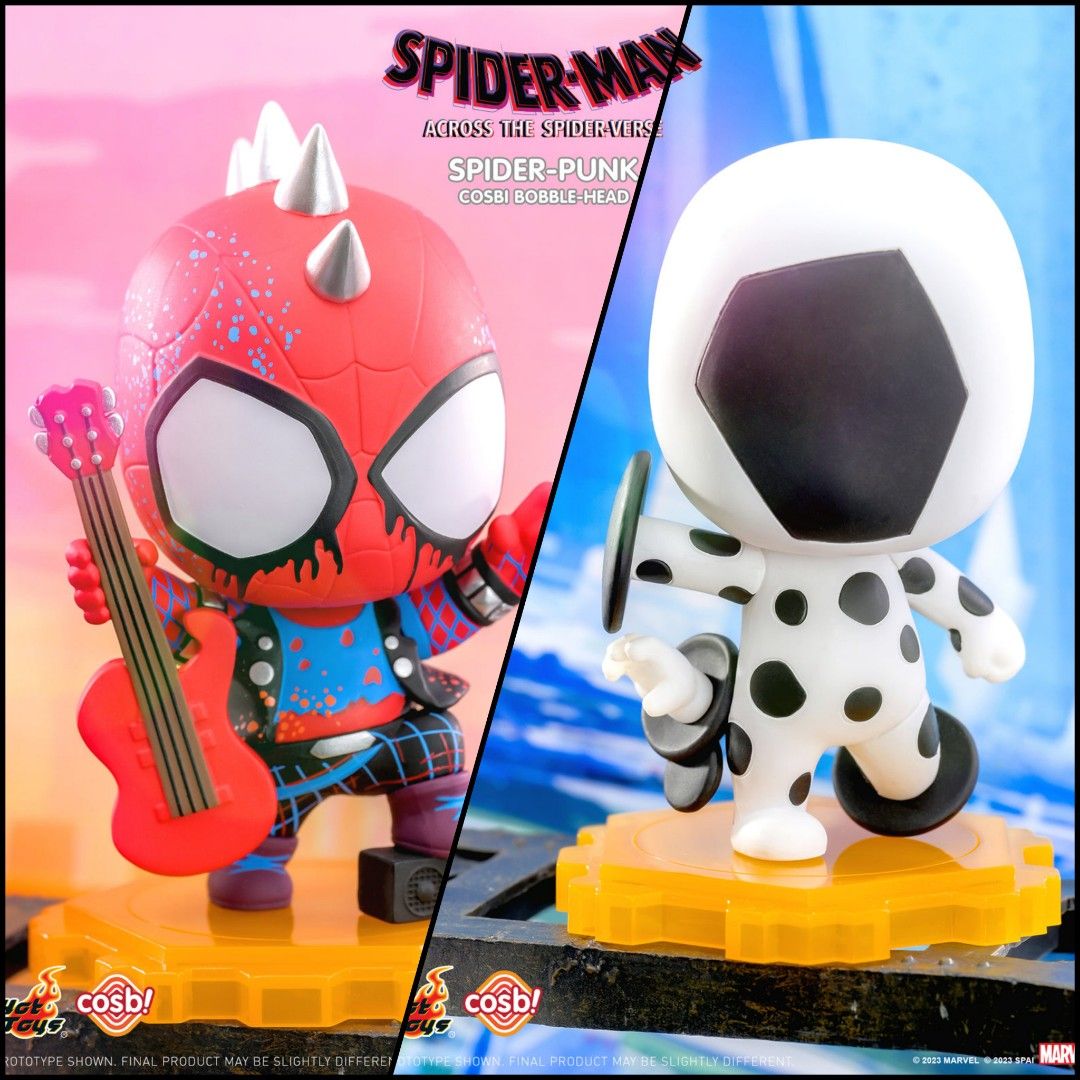 WTS/ WTT Cosbi Spider Verse series: The Spot, Spider-Punk, Hobbies ...