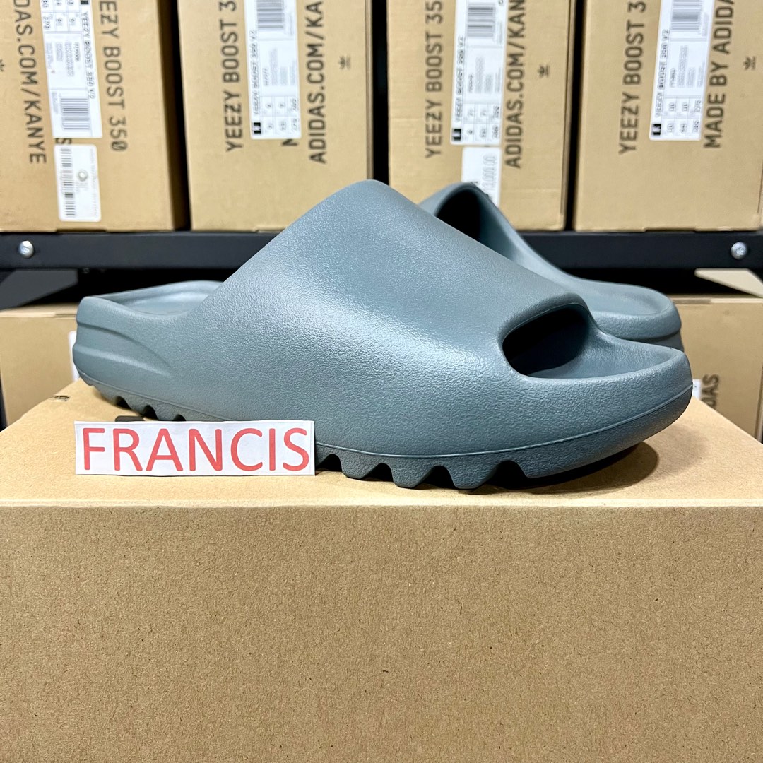 Yeezy Slide Slate Marine 11,12US on Carousell