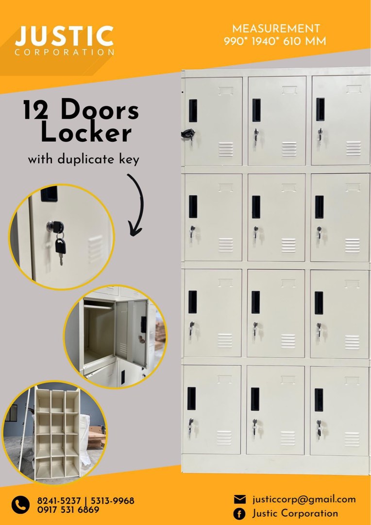 12 Doors Locker, Furniture & Home Living, Office Furniture & Fixtures ...