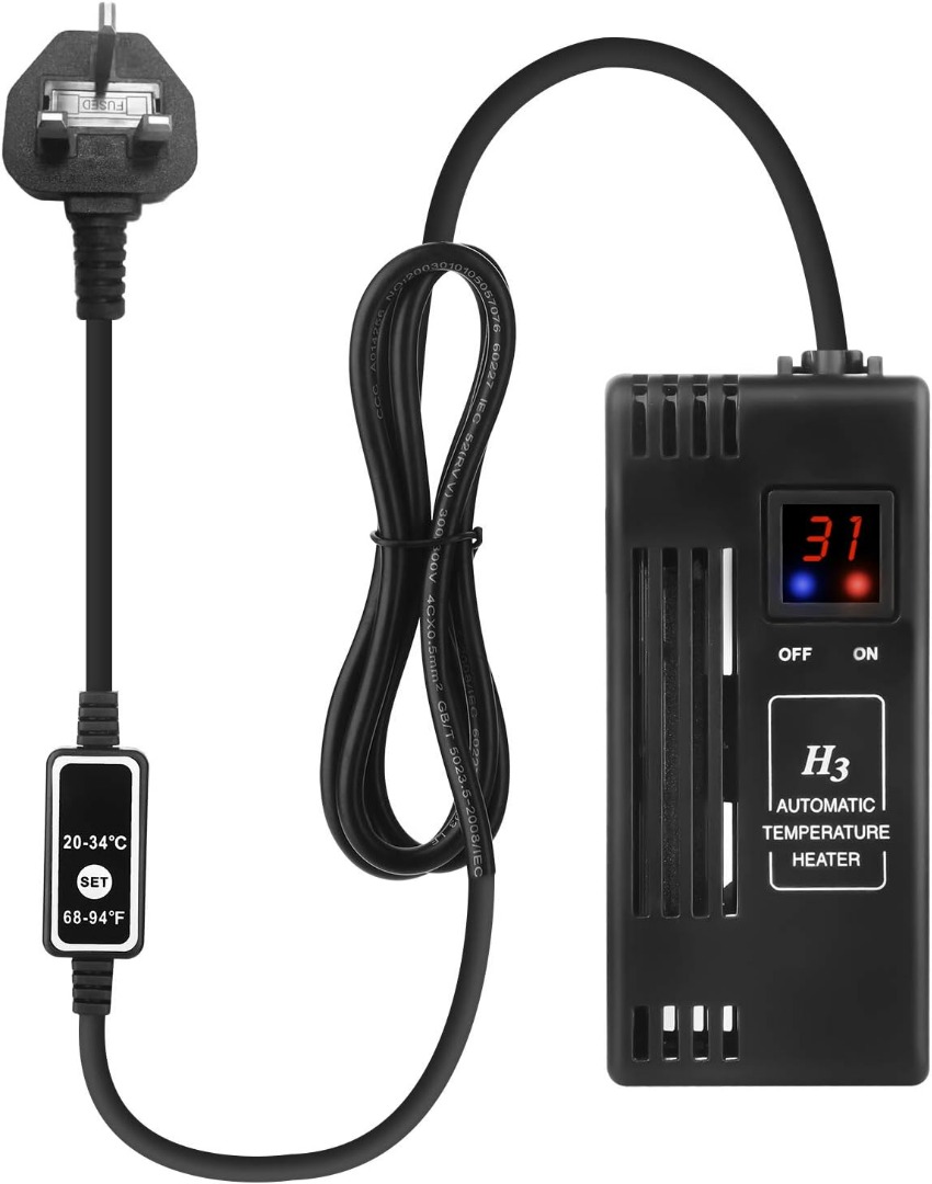 [1330A] H3 Small Submersible Fish Tank Heater 150W, Mini aquarium ...