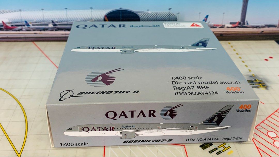 [Special Offer]1:400 QATAR Boeing 787-9 /Standard Livery/ Reg No. A7 ...