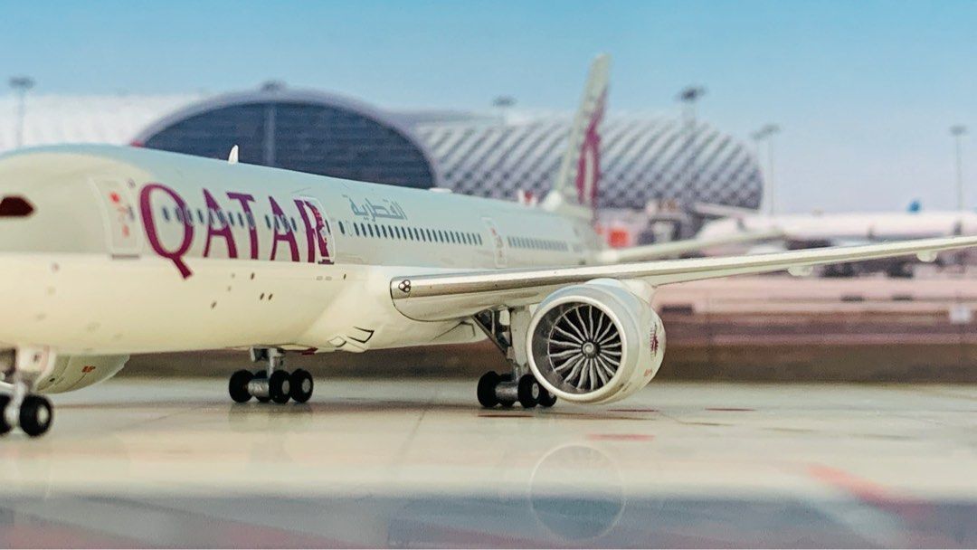 [Special Offer]1:400 QATAR Boeing 787-9 /Standard Livery/ Reg No. A7 ...