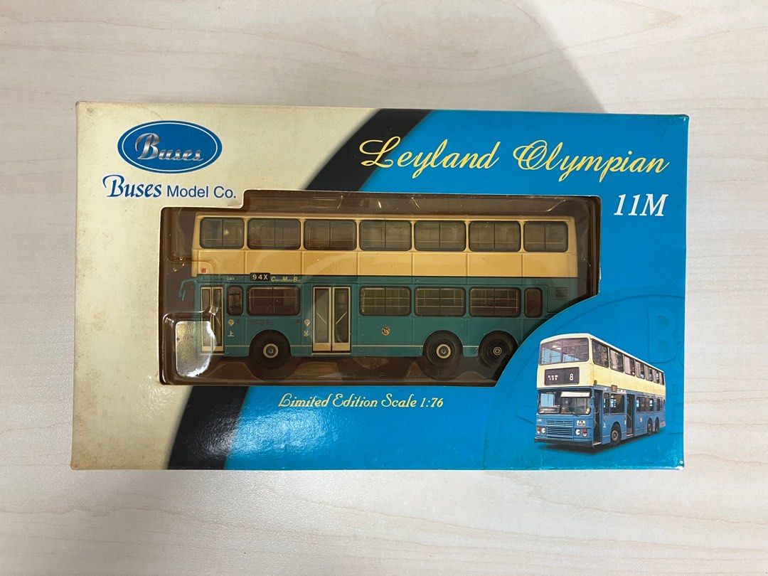 1:76 中巴 CMB 利蘭奧林比安 Leyland Olympian 11m LM9 巴士模型 （路線：利東邨 94X）, 興趣及遊戲 ...