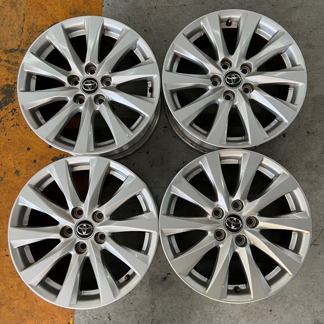 17” Toyota Original Sport Rim, Car Accessories, Tyres & Rims on Carousell