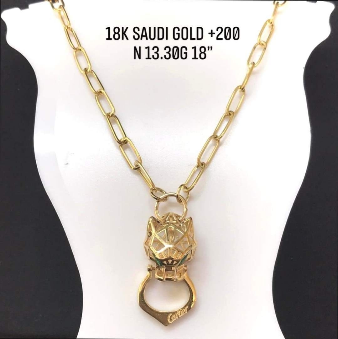 18k Saudi Gold necklace on Carousell