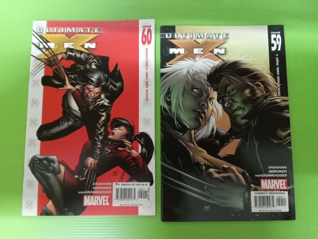 1st app Ultimate Lady Deathstrike ! The Ultimate X-Men - 59,60 ( Stuart ...