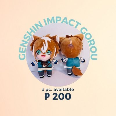 20cm Genshin Impact Stuffed Doll Itto Kazuha Beidou Plush Toy Tartaglia ...