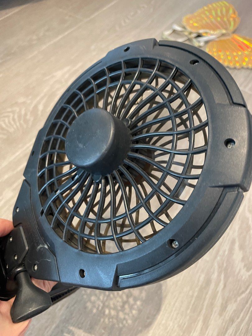 2 x portable clip on portable fans, Everything Else on Carousell