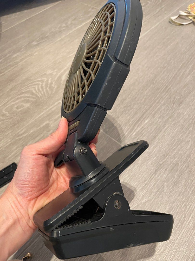 2 x portable clip on portable fans, Everything Else on Carousell