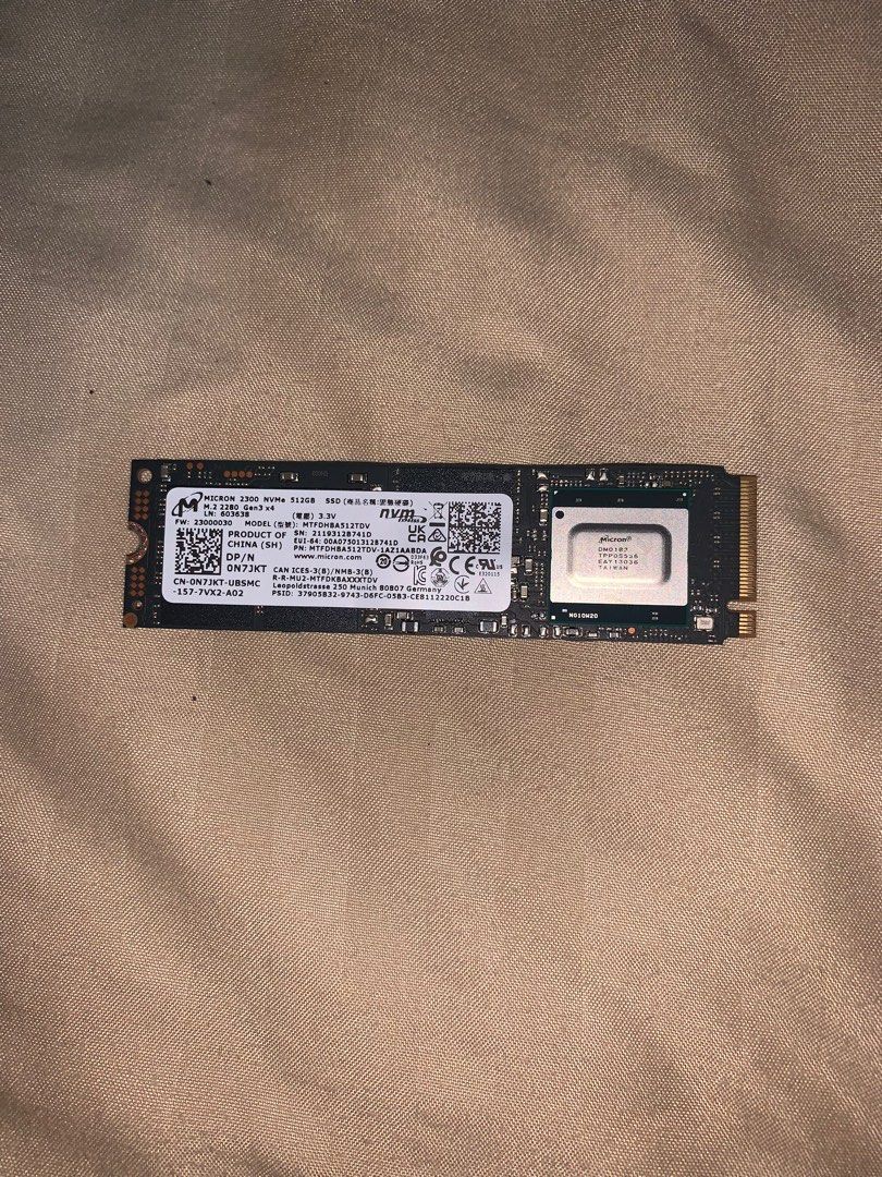 32GB Ram Sodimm 512GB SSD Nvme, Computers & Tech, Parts & Accessories ...