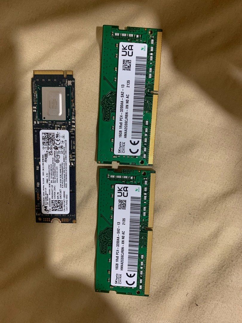 32GB Ram Sodimm 512GB SSD Nvme, Computers & Tech, Parts & Accessories ...