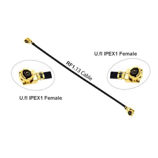 5pcs/Lot U.fl IPX IPEX1 Female to IPEX1 Female Jack RF1.13 Pigtail ...
