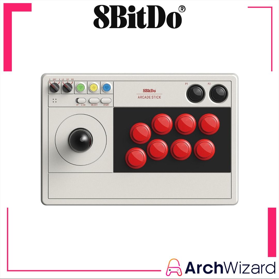 8BITDO Bluetooth Arcade Stick for PC/Mobile/Steam Deck - Gaming ...