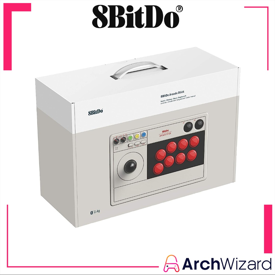 8BITDO Bluetooth Arcade Stick for PC/Mobile/Steam Deck - Gaming ...