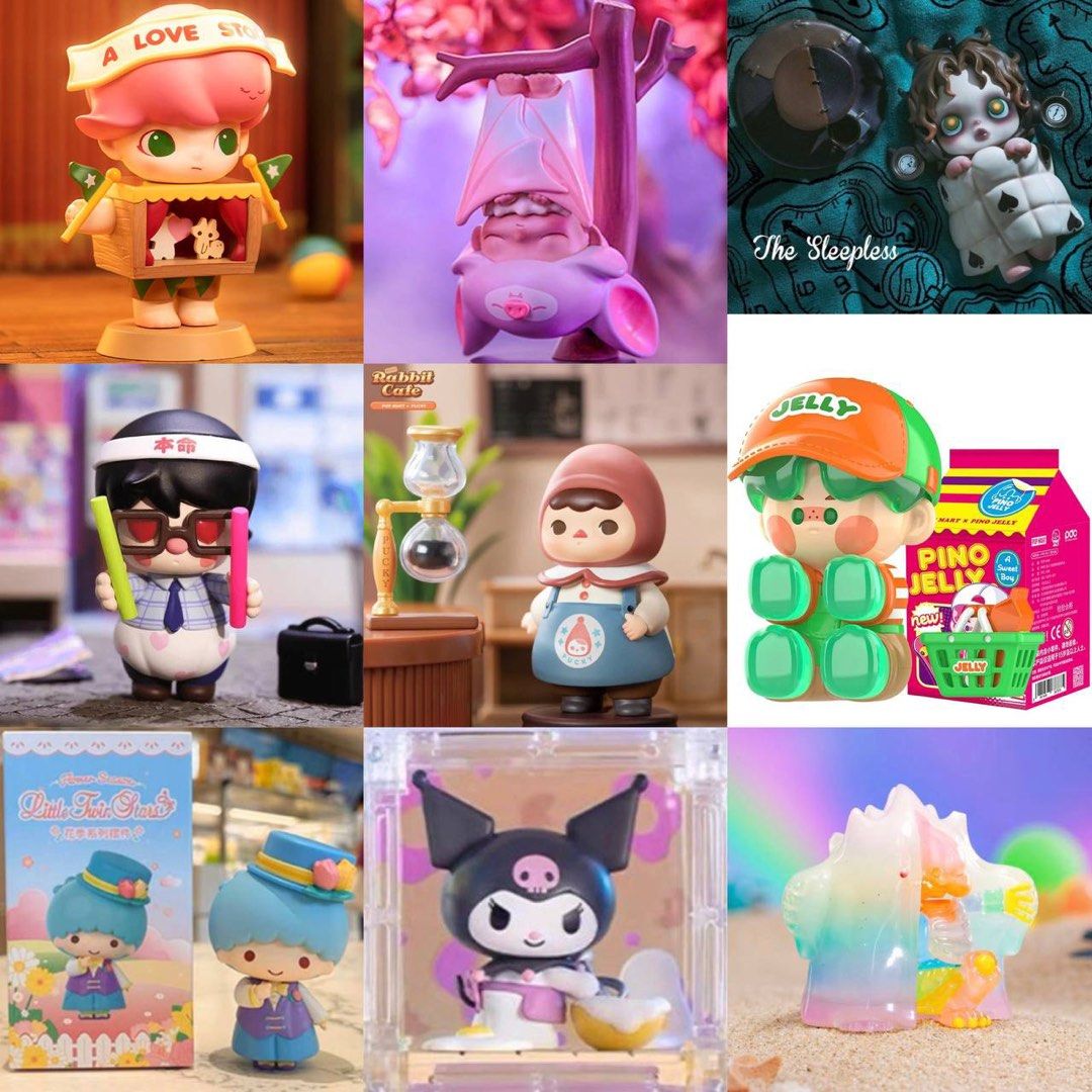 cheap popmart/blindbox | dimoo | skull panda | sweet bean | pucky ...