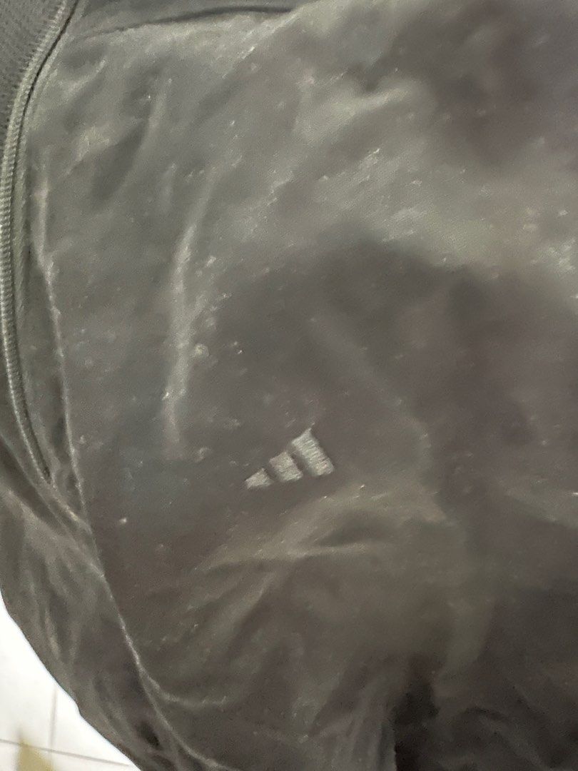 adidas quarter zip (blacked out), Men's Fashion, Activewear on Carousell