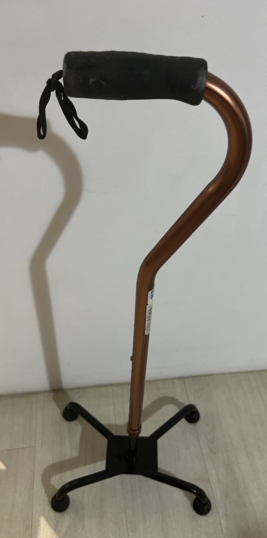 Adjustable Walking quad stick, Health & Nutrition, Assistive ...