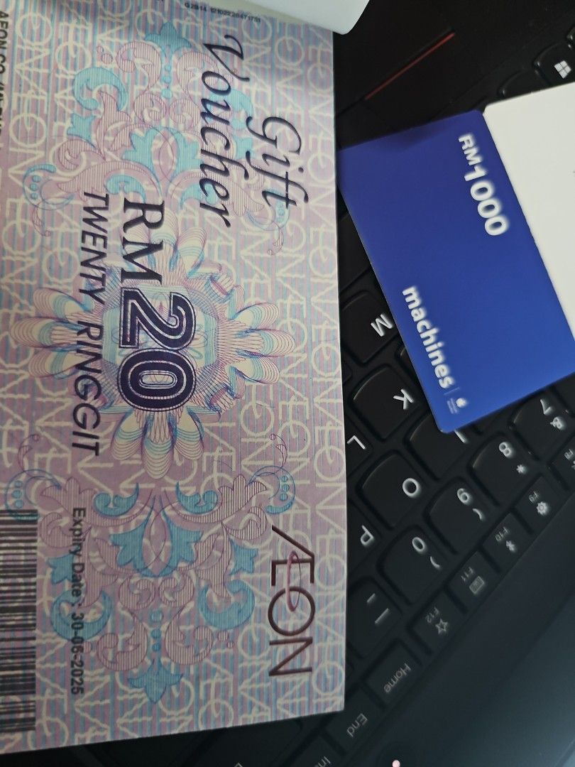 AEON & MACHINES VOUCHER, Tickets & Vouchers, Vouchers on Carousell