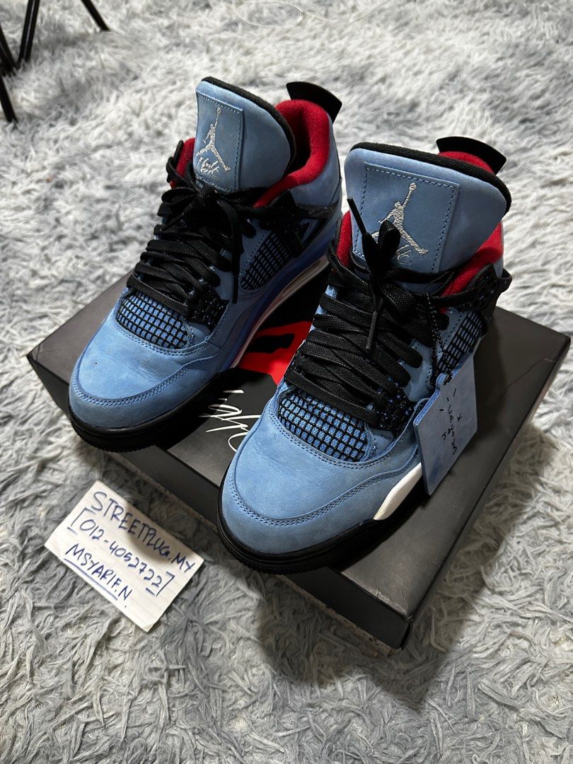 AJ4 x Travis Scott, Men's Fashion, Footwear, Sneakers on Carousell