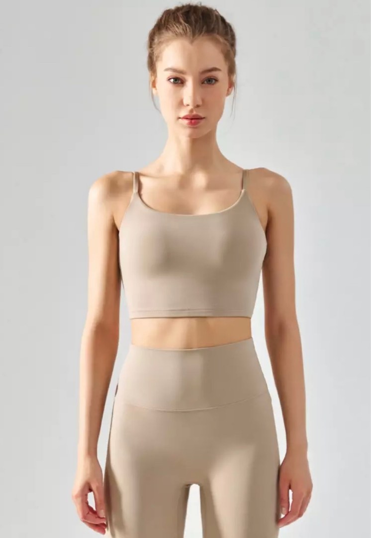 Alo Yoga • Khaki set, Women's Fashion, Activewear on Carousell