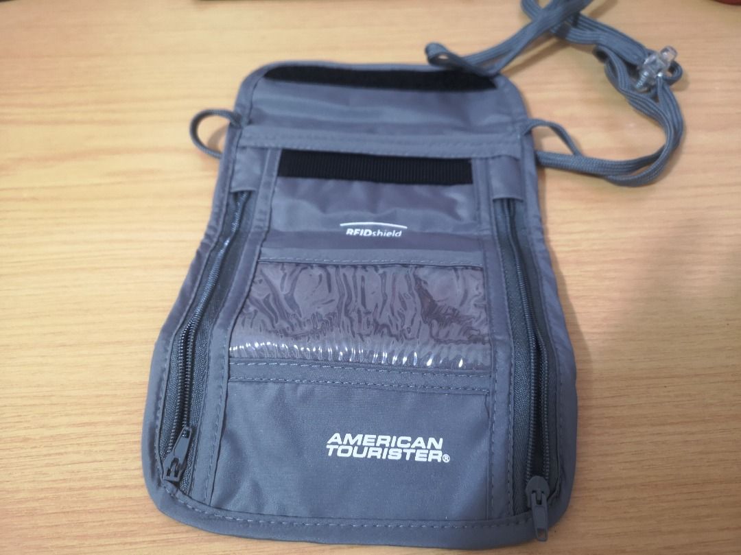American Tourister safety pouch with RFID (money pouch), Hobbies & Toys ...