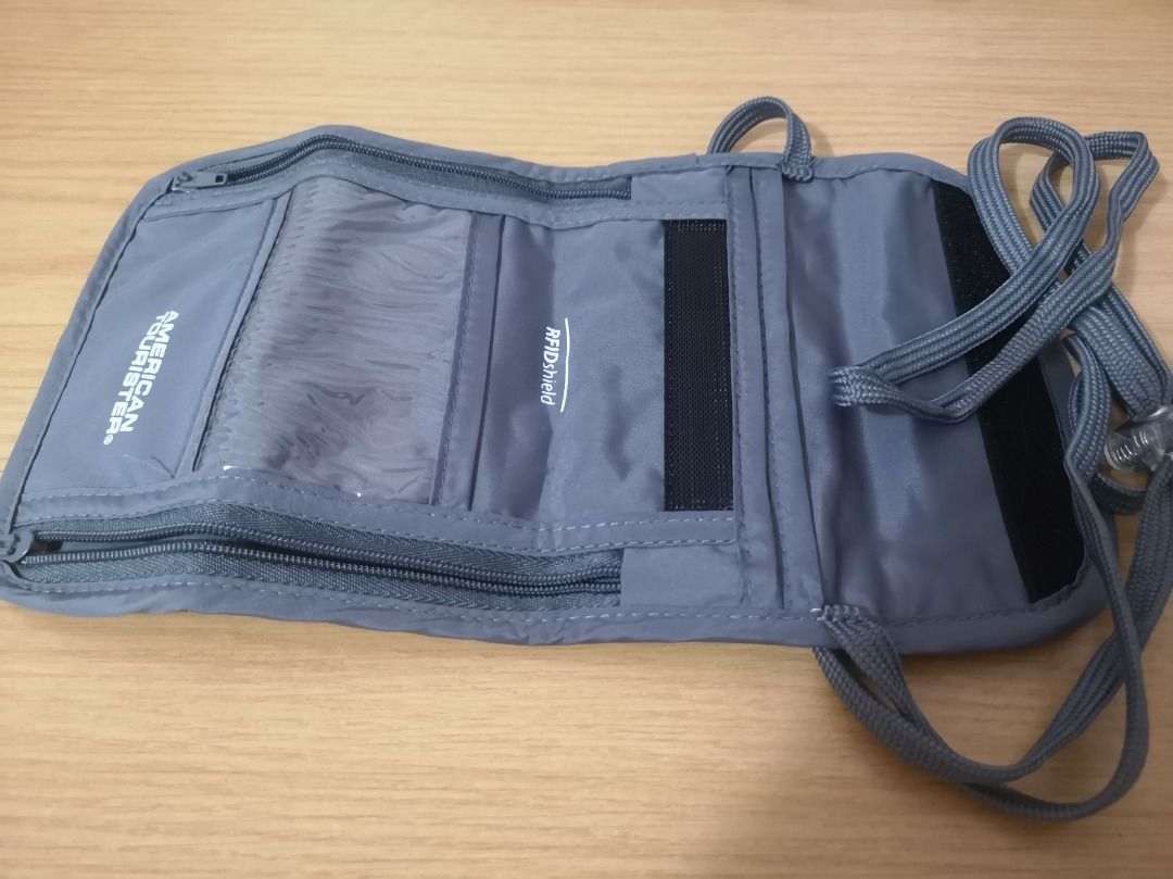 American Tourister safety pouch with RFID (money pouch), Hobbies & Toys ...