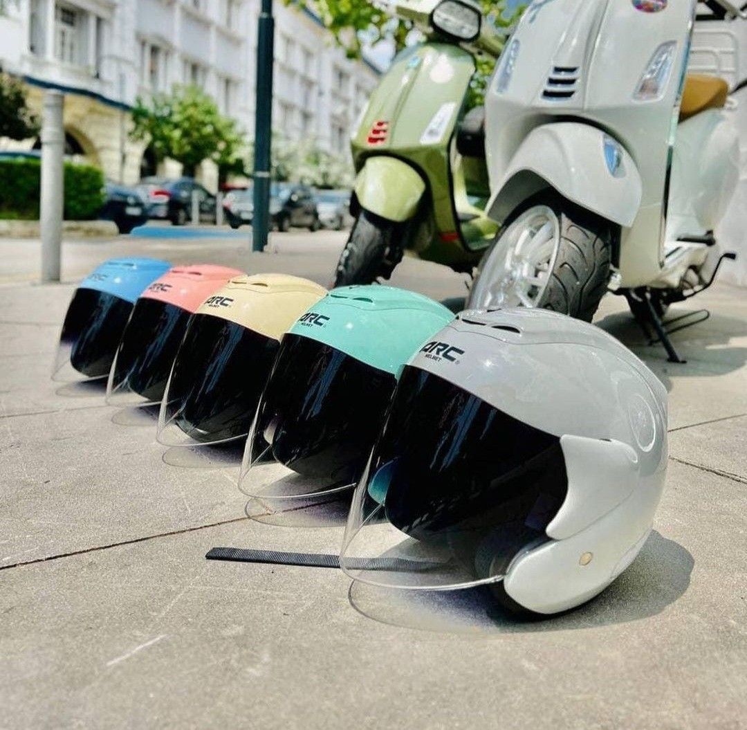 ARC Helmets Ritz Pastel Pink (Instock and available), Motorcycles ...