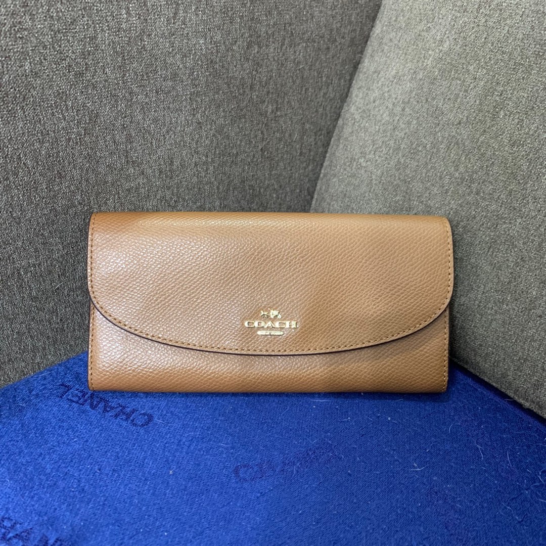 Authentic Coach Envelope long wallet, Luxury, Bags & Wallets on Carousell