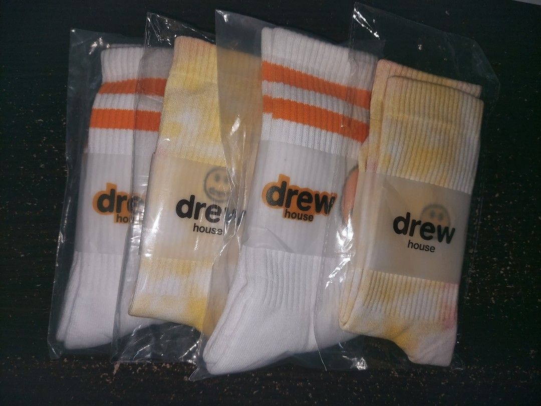 [AUTHENTIC] Drew House Socks, Men's Fashion, Watches & Accessories ...