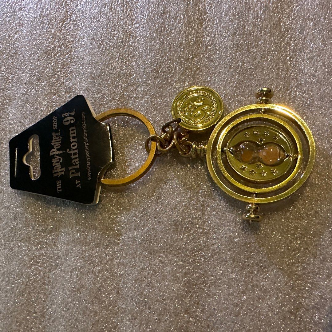 Authentic Harry Potter Time Turner keychain from Platform 9 and 3/4 ...