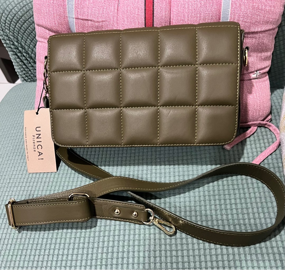 AUTHENTIC ITALY MADE PURE LEATHER SHOULDER BAG, Luxury, Bags & Wallets ...