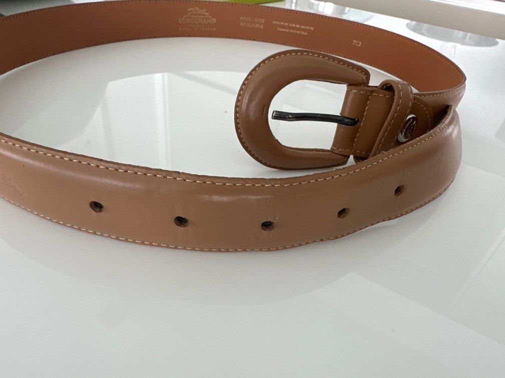 Authentic Longchamp leather belt, Women's Fashion, Watches ...