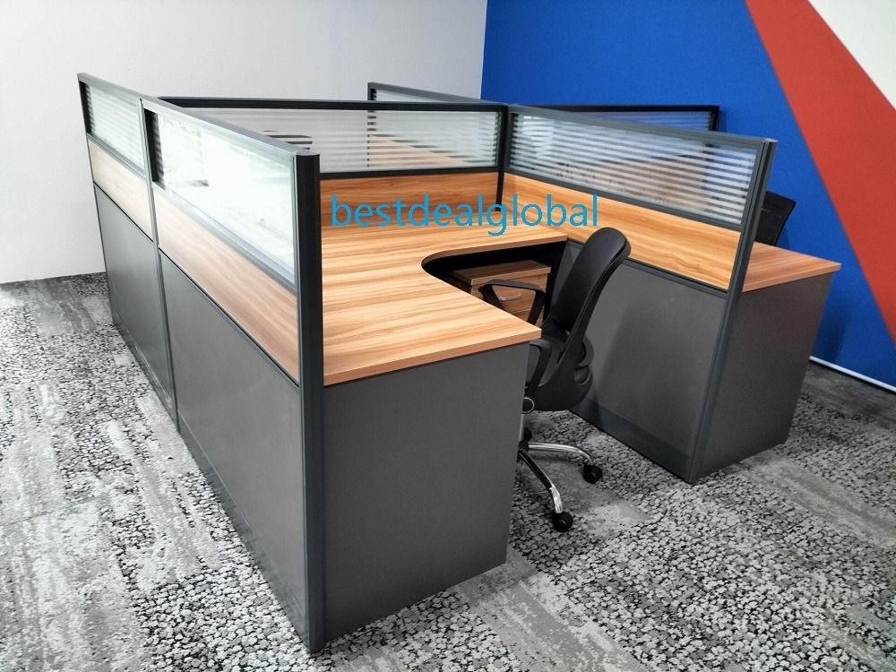B152 L Shape Executive Workstation,with high partion,with/without ...