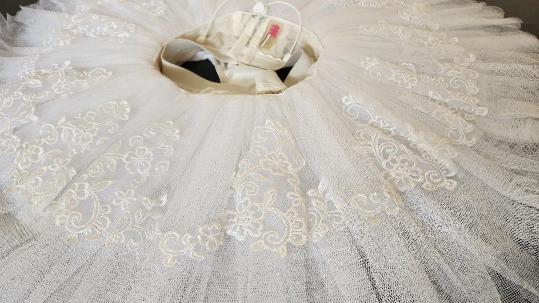 Ballet White Practice Tutu, Babies & Kids, Babies & Kids Fashion on ...