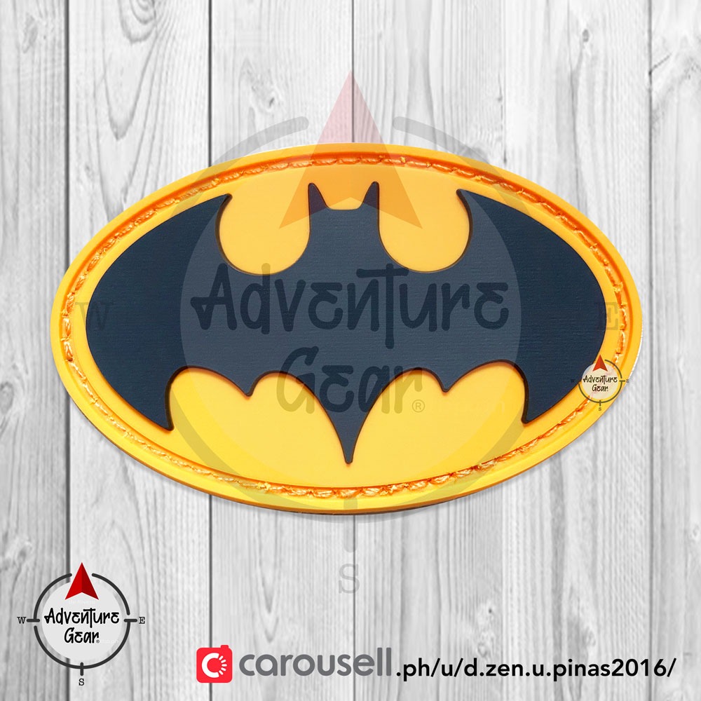 Batman Logo - Tactical Morale PVC Rubber Patch on Carousell