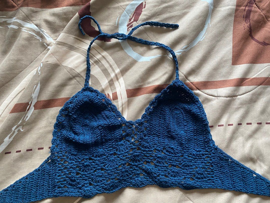 Beach Crochet Top, Women's Fashion, Tops, Others Tops on Carousell