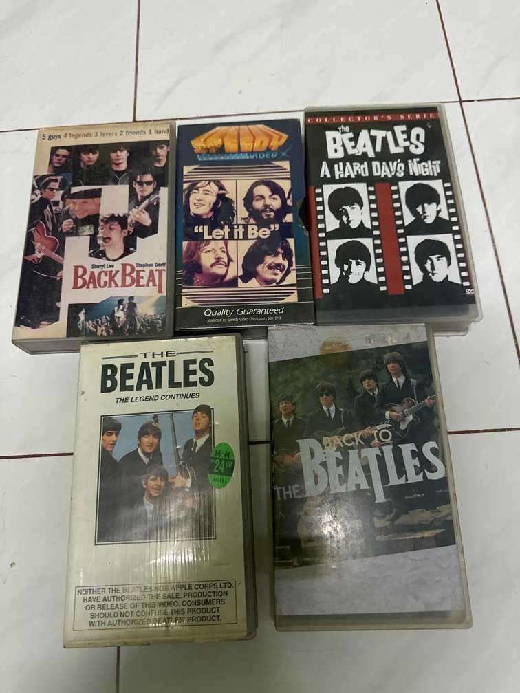 Beatles VHS, Hobbies & Toys, Collectibles & Memorabilia, Vintage ...