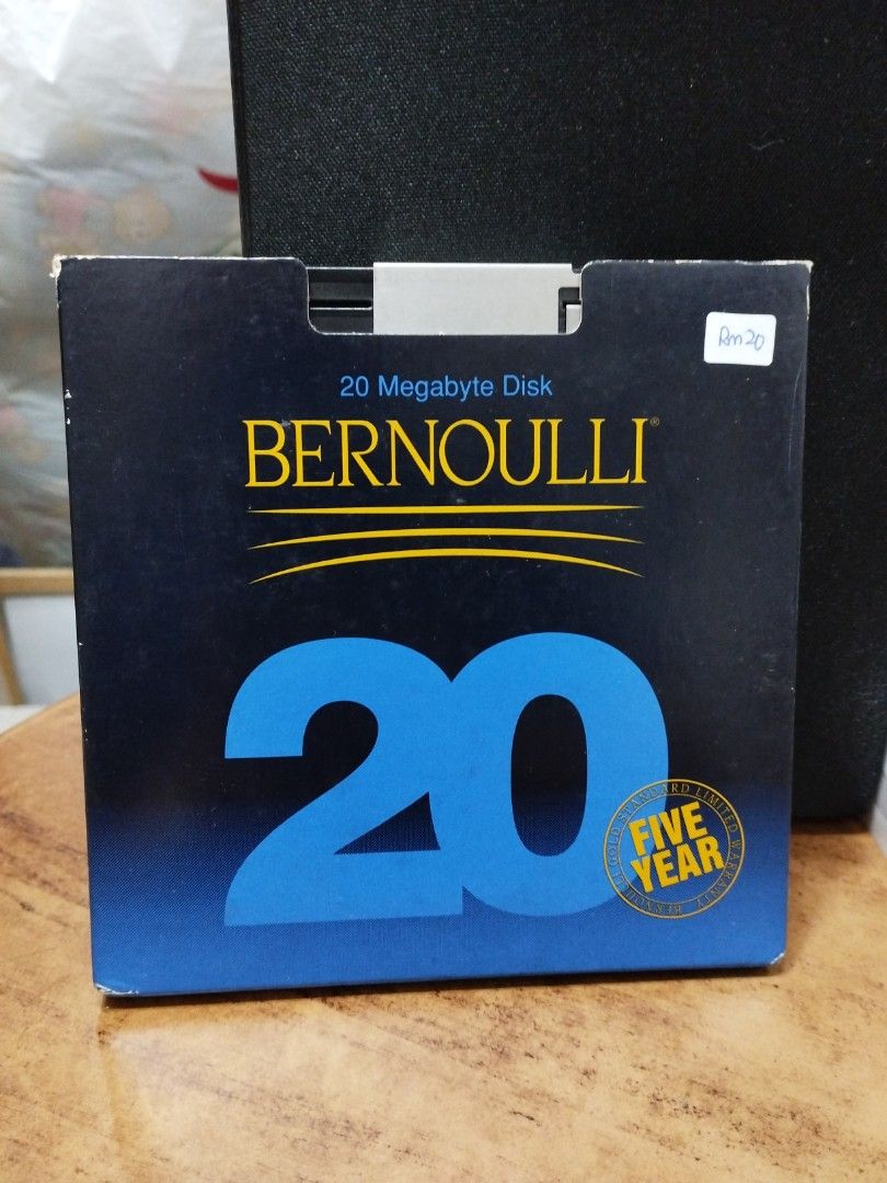Bernoulli 20 Megabyte Disk, Computers & Tech, Parts & Accessories, Hard ...