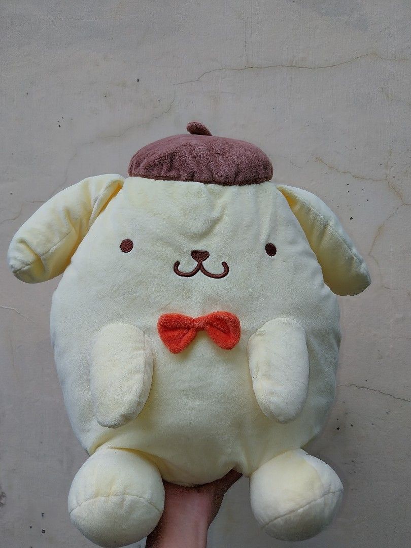 BIG POMPOMPURIN HAND WARMER SANRIO SMILES, Hobbies & Toys, Toys & Games ...
