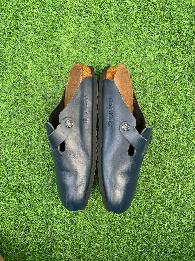 Birkenstock Boston Clogs Smooth Leather, Men's Fashion, Activewear on ...
