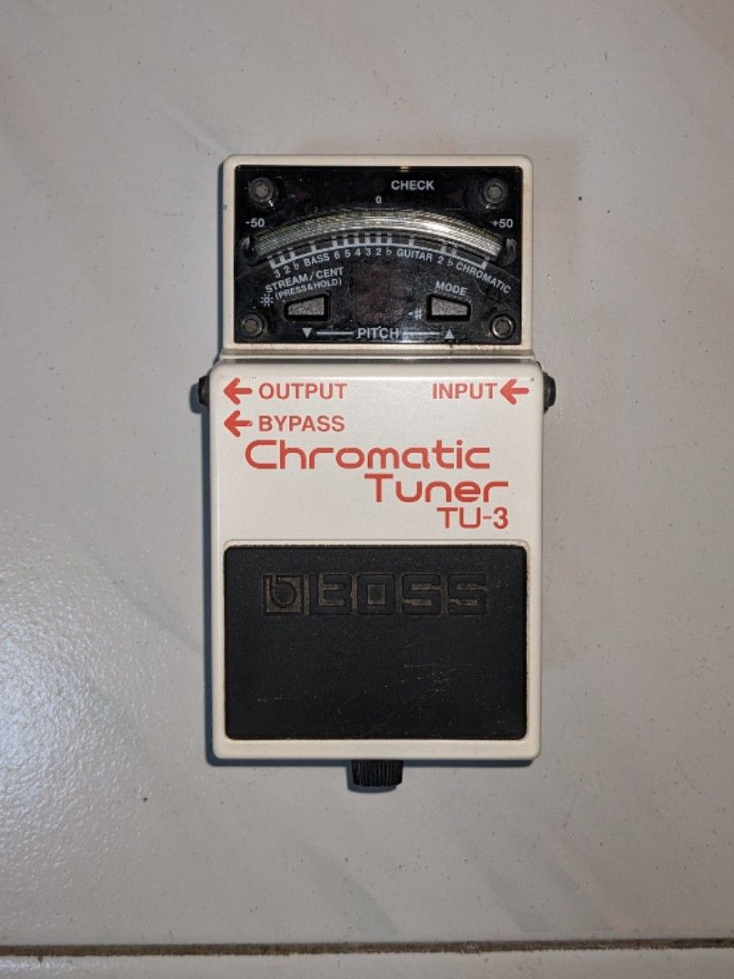 BOSS Chromatic Tuner TU-3 Pedal, Hobbies & Toys, Music & Media, Music ...