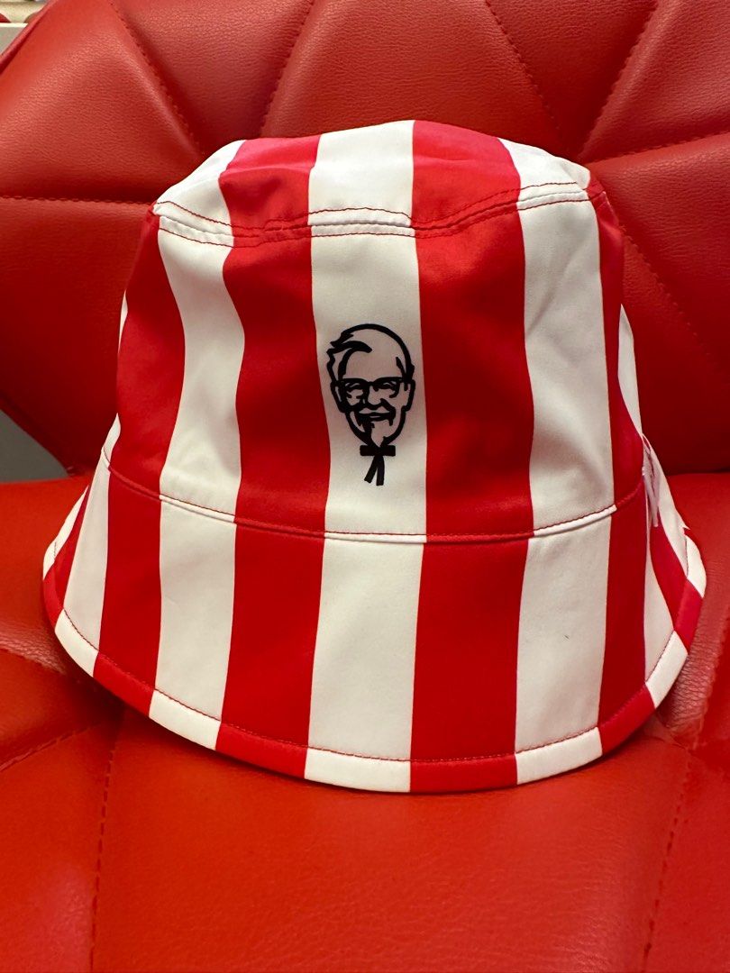 [Brand New] 2023 limited edition KFC x Amos Ananda reversible bucket hat, Men's Fashion, Watches ...