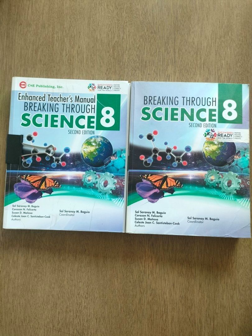 Breaking Through Science 8 (2nd ed.) Textbook with Teacher's Manual Set ...