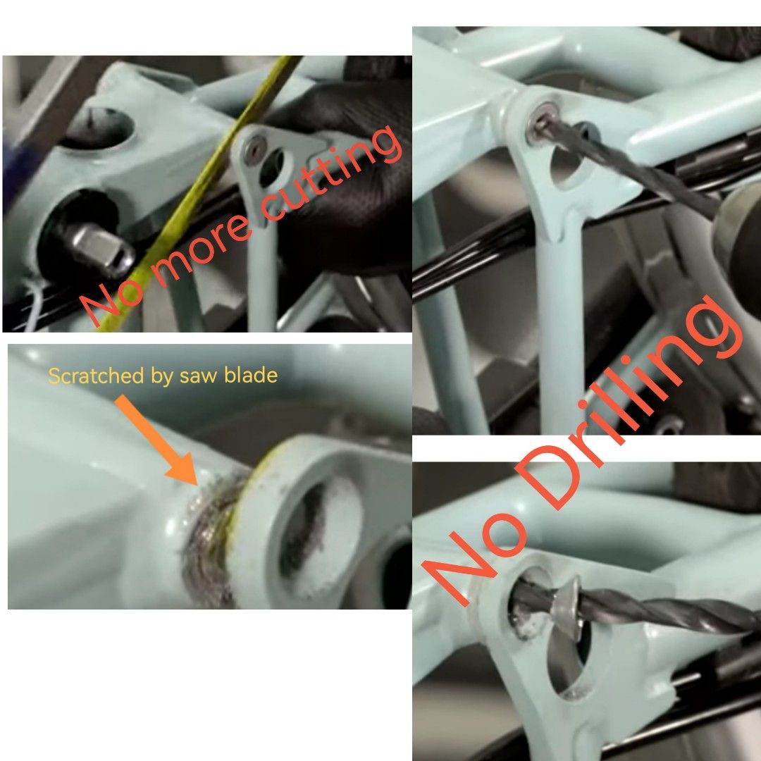 Brompton rear triangle frame spindle hinge removal tool Stainless steel ...