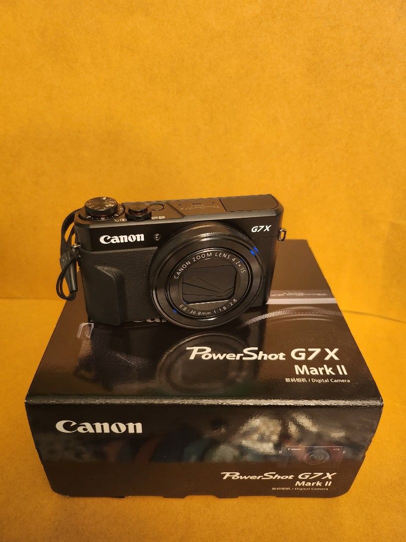 Canon PowerShot G7X Mark II, Photography, Cameras on Carousell